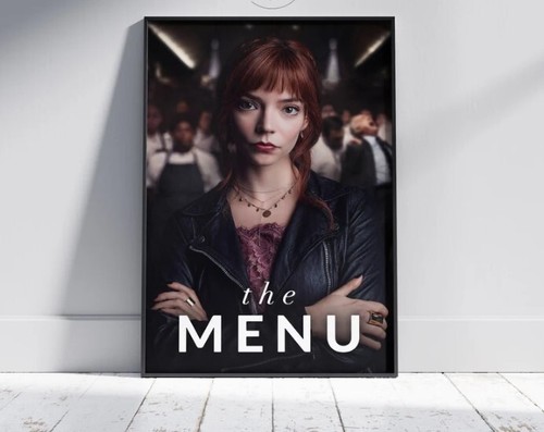 The Menu Film Poster, Horror Movie Wall Art | eBay