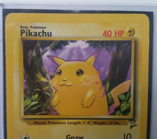 Pokemon Card English 1998 Pikachu Mint 8 Condition #87/130- Free ...