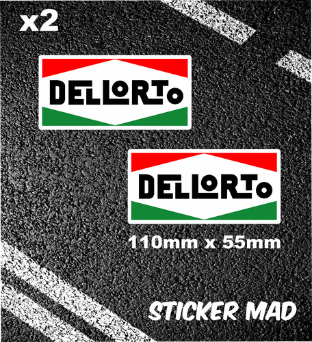 Autocollants carburateurs Dellorto Vespa Ducati Sticker Bombing F1 11 ...