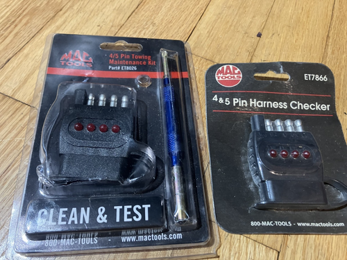 MAC Tools Lot(4/5 Towing Maintenance Kit and Harness Checker)(ET8026 ...