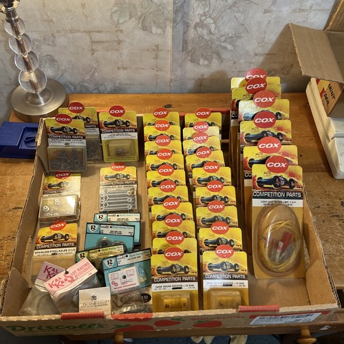 VINTAGE COX SLOT CAR LOT OF ORIGINAL PARTS & ACCESSORIES 1960's NOS | eBay