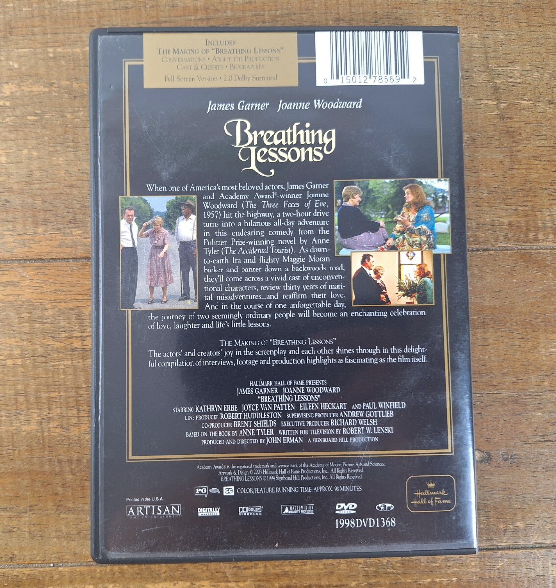 Breathing Lessons Hallmark Hall of Fame DVD Full Screen James Garner ...