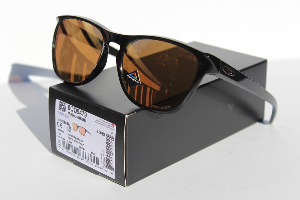 OAKLEY Manorburn Sunglasses Polished Black/Prizm Rose Gold NEW OO9479 ...