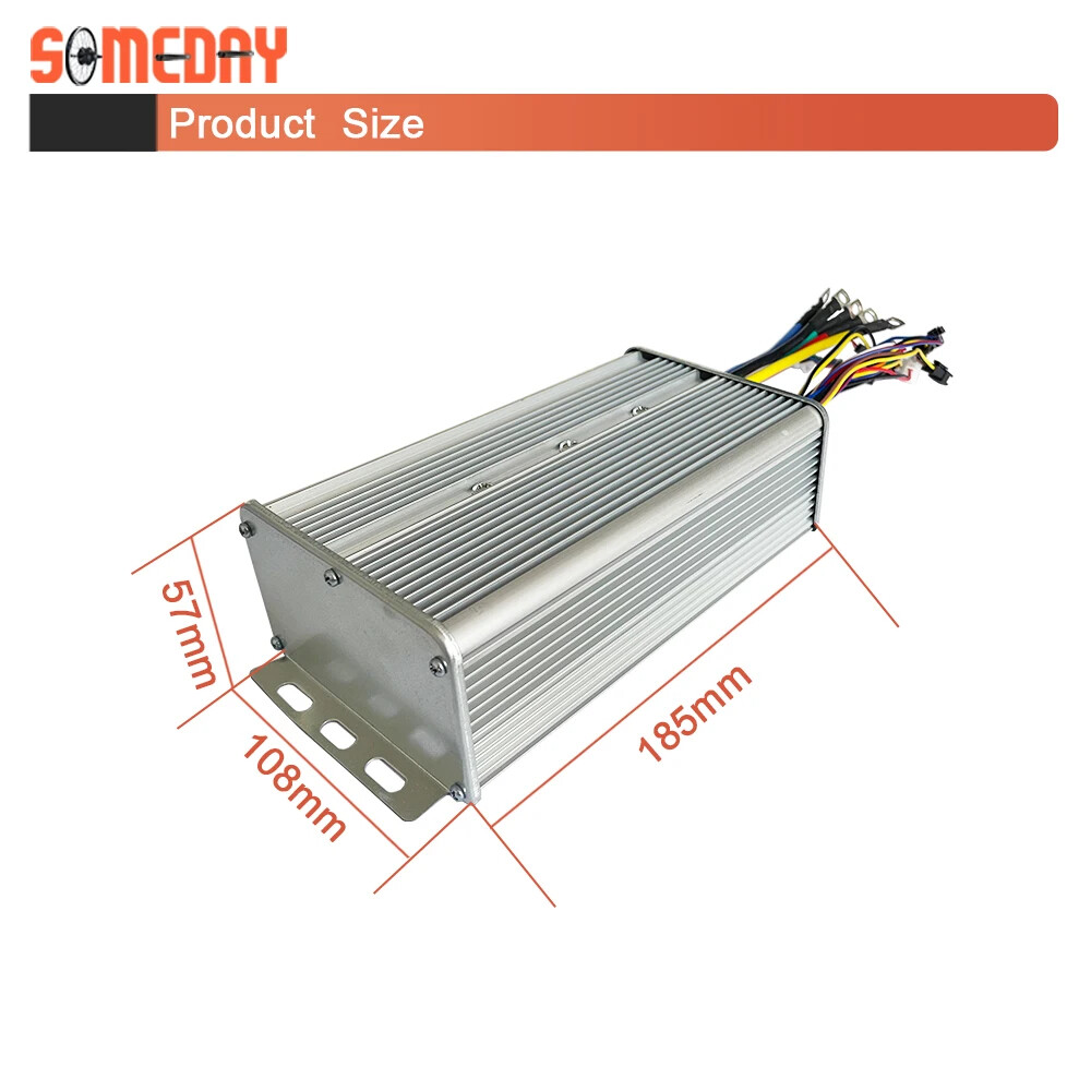 E-bike Controller 48V-72V 60A Ebike Sine Wave Dual Mode Controller ...