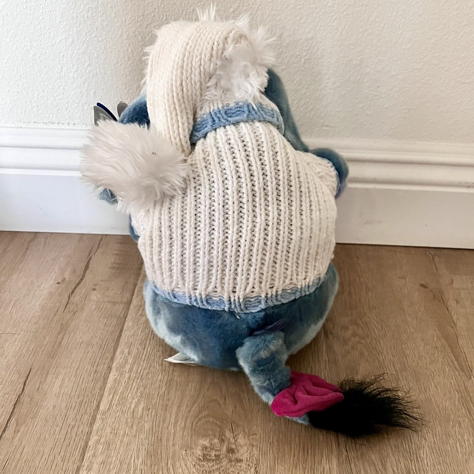 Disney Store Winter Eeyore Wear White Sweater & Hat Winnie the Pooh ...