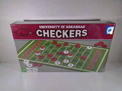 UNIVERSITY OF ARKANSAS RAZORBACKS CHECKERS GAME (NEW) | eBay