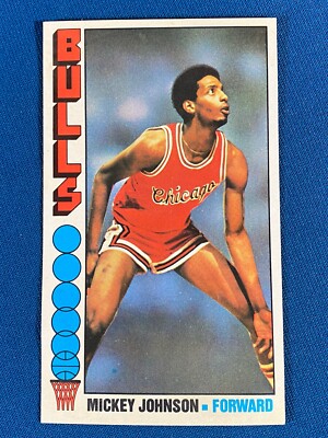 1976-77 Topps Mickey Johnson Basketball Card #14 Chicago Bulls (B) | eBay