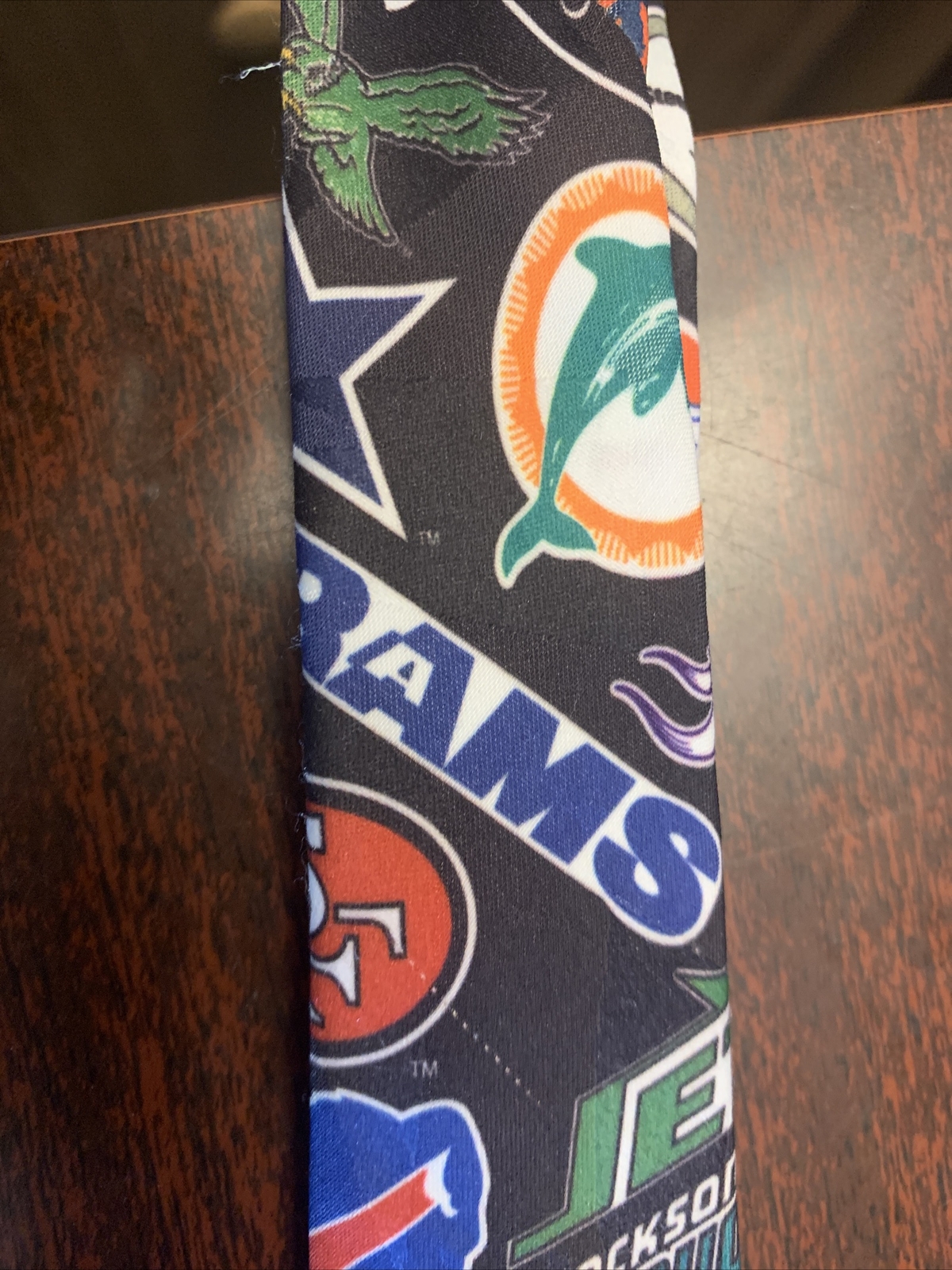 1994 Surrey Walleywear NFL Team Logos Necktie, wide, … - Gem