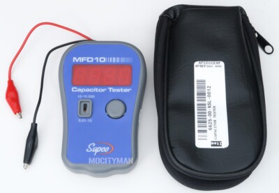 Supco MFD10 Digital Capacitor Meter Capacitance Tester Genuine USA Made ...