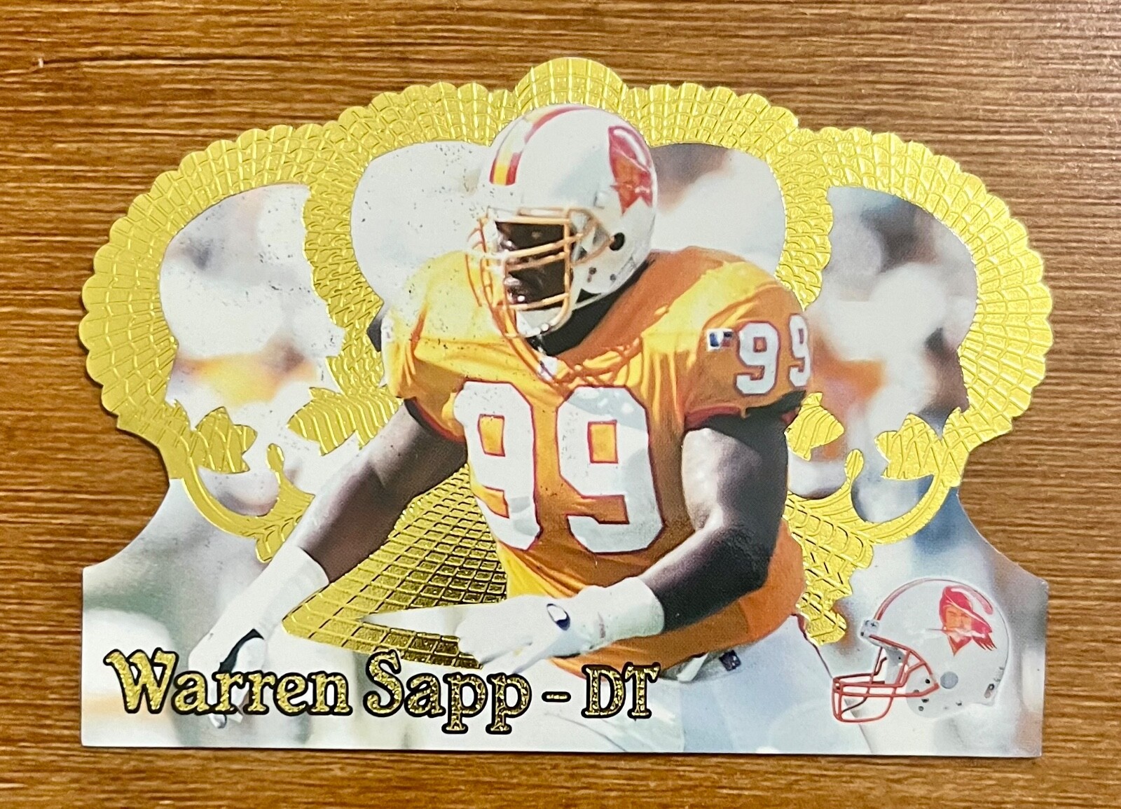 1995 Pacific CROWN ROYALE Die-Cut WARREN SAPP ROOKIE CARD RC #92 ...
