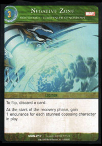 VS System: Negative Zone, Non-Unique - Harvester of Sorrows [Played ...