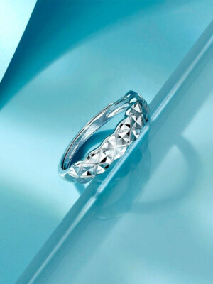 Fine Real Platinum 950 Ring Women Carved Full Star Ring US 6-9 Stamp ...