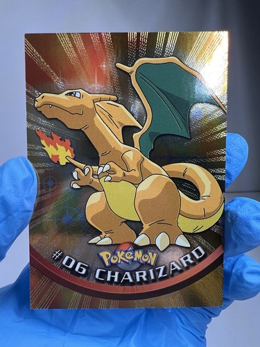 Charizard Foil #06 Topps TV Animation Black Logo NM Pokemon | eBay