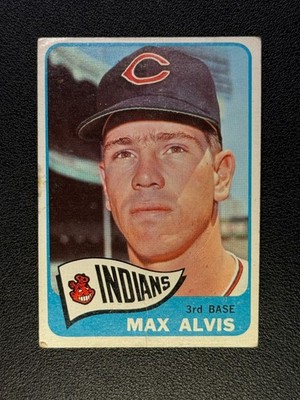 Max Alvis 1965 Topps #185 Cleveland Indians VG | eBay
