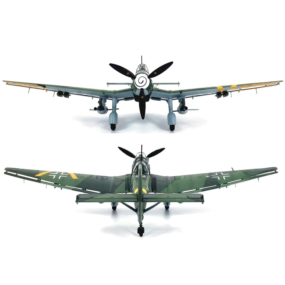 16.2cm Alloy 1/72 German Stuka JU-87G2 Attack Plane Finished Model ...