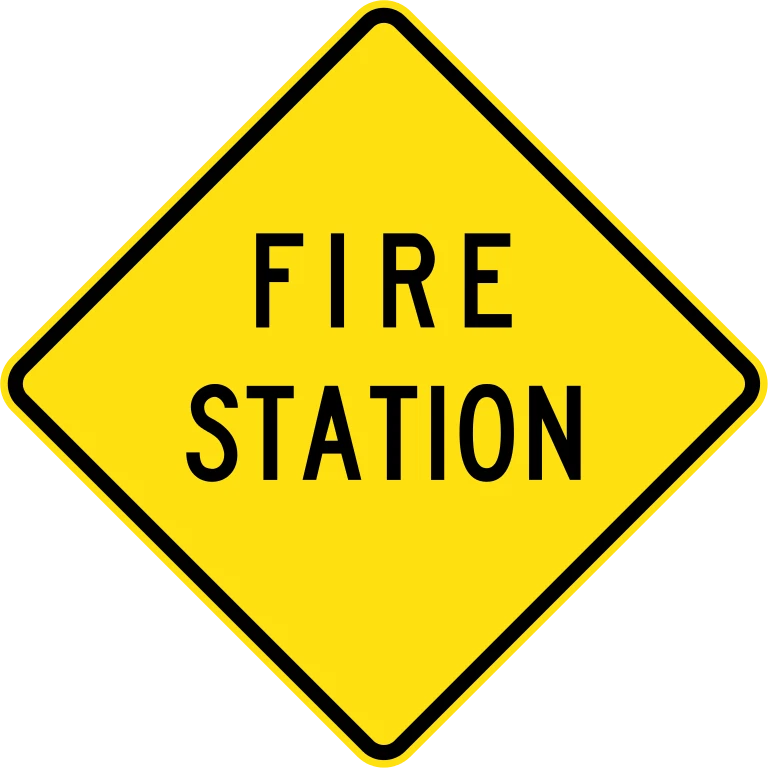 Fire Station Sign