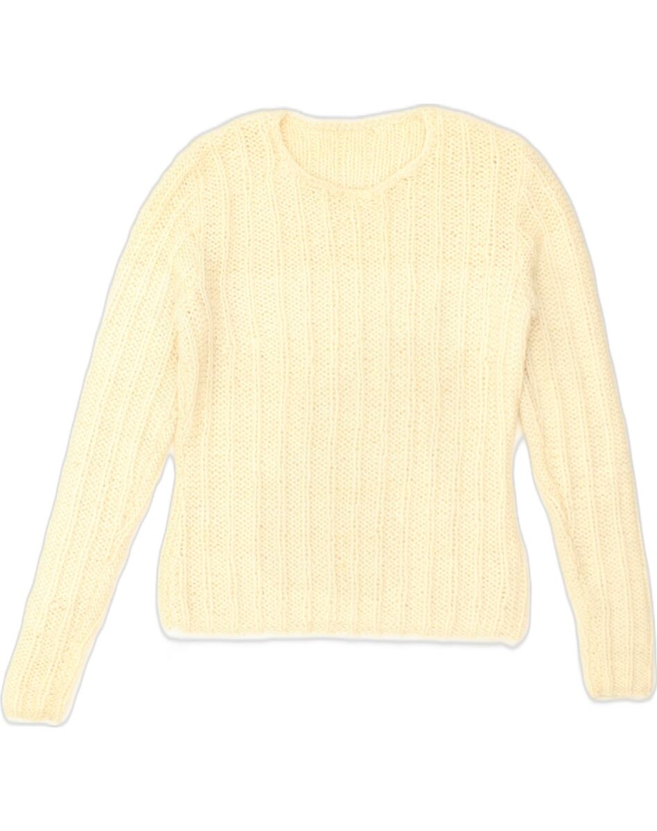 VINTAGE Womens Boat Neck Jumper Sweater UK 10 Small Off VINTAGE Womens Boat Neck Jumper Sweater UK 10 Small Off