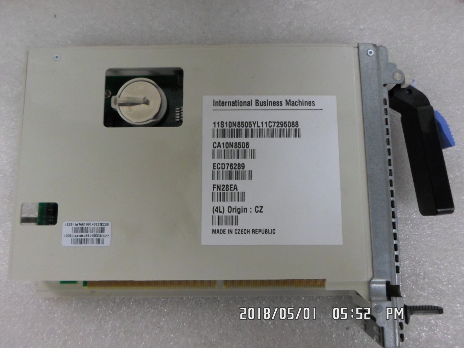 IBM 10N8505, CA10N8506, ECD76289, FN28EA Service Processor Card | eBay