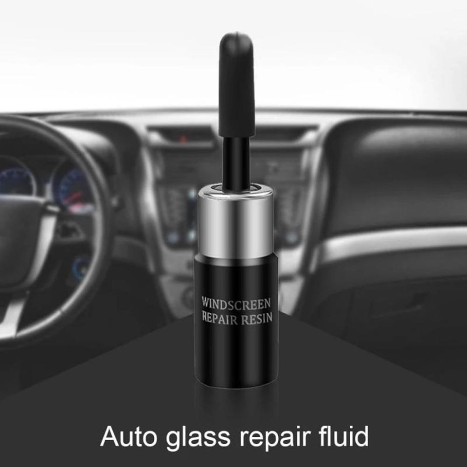 Windshield Repair Kit Fix Glass Chip Crack Car Windscreen Wind Screen ...