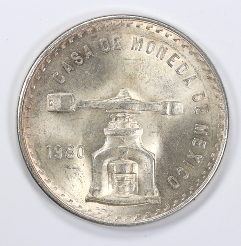 1980 Casa De Moneda De Mexico 1oz .925 Silver Coin | eBay