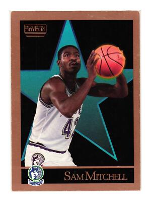 1990 SkyBox #171 Sam Mitchell Minnesota Timberwolves | eBay