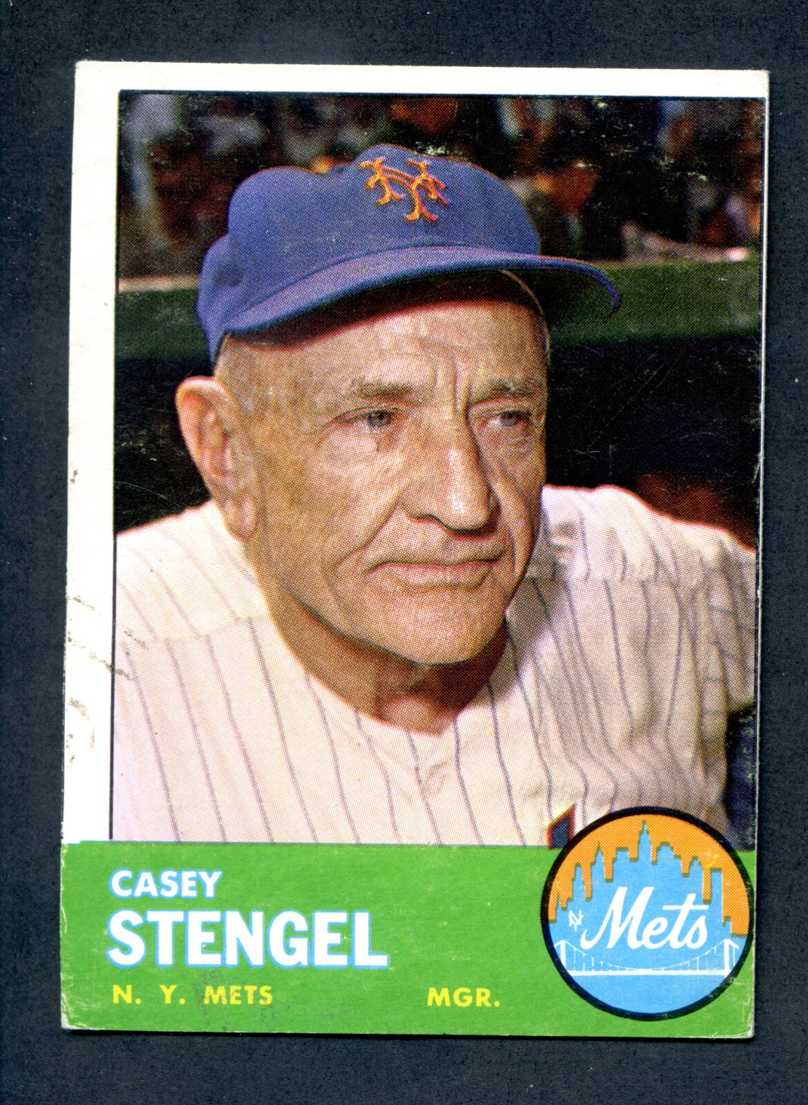 1963 Topps #233 Casey Stengel - New York Mets Vg/Ex+ | eBay