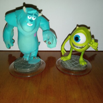 Disney Infinity 1.0 MONSTERS INC Mike Wazowski and Sulley Character ...