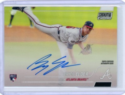2022 Topps Stadium Club Chrome Rookie Autograph #SCCUA-BE Bryce Elder ...