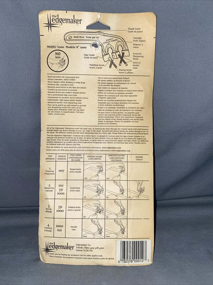 Edgemaker Pro Knife Sharpener 32519003319 | eBay