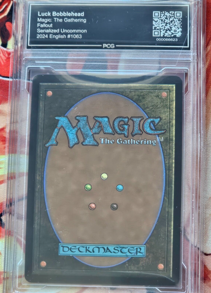 PCG 9 SERIALIZED LUCK BOBBLEHEAD #490/500 Fallout Universes Beyond MtG ...