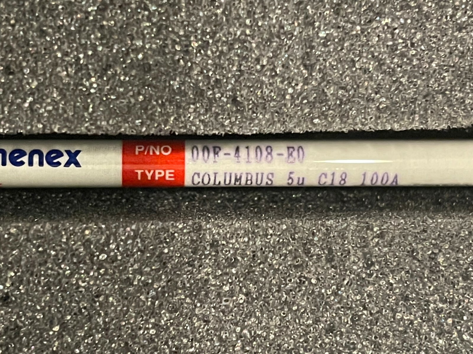 Phenomenex HPLC Column Columbus 5u C18 100A 150 x 4.60 mm Part # 00F ...