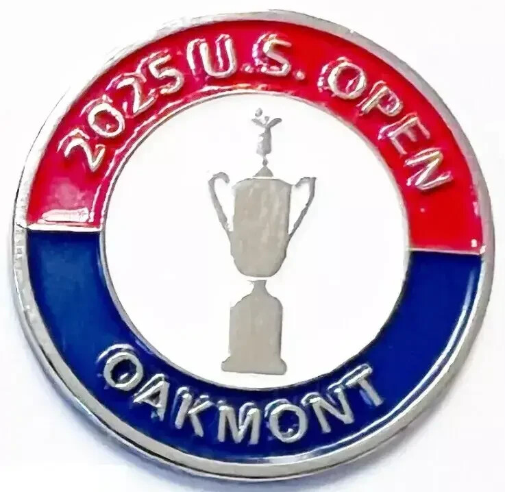 2025 US OPEN 125th Championship Golf 2 Sided Ballmarker OAKMONT ...