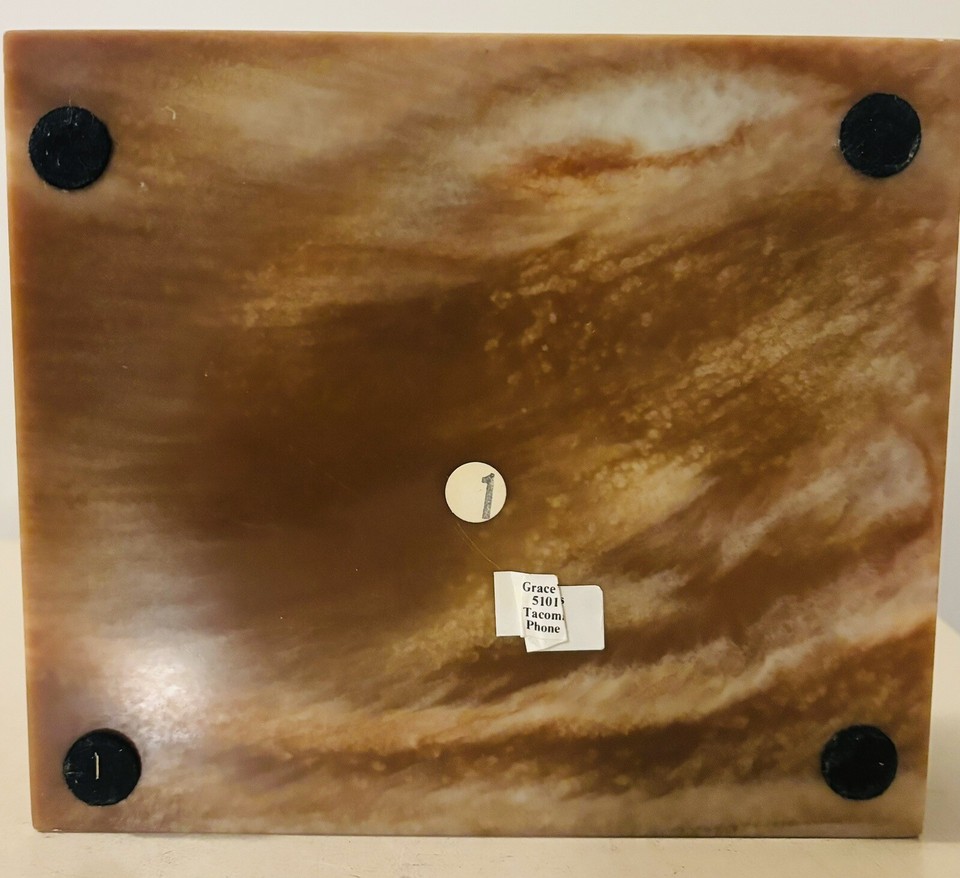 Vintage Incolay Stone Composite Jewelry Box With Tray Cherub Angels ...