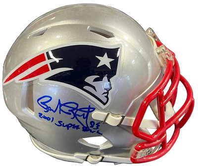 Rod Rutledge "SB 36 Champs" Autographed New England Patriots Mini ...