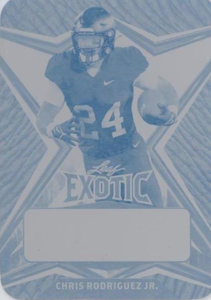 2022 Leaf Exotic - Printing Plate Cyan Elephant #BA-CRJ Chris Rodriguez ...