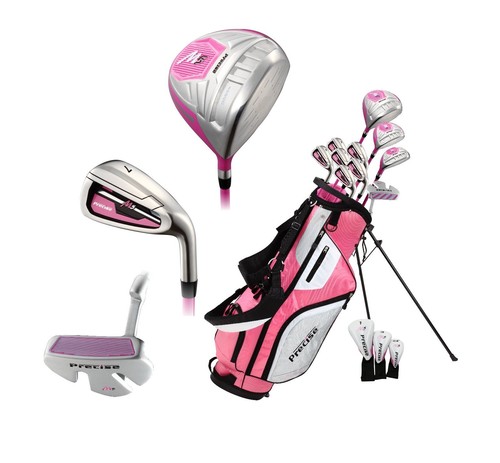 Top Line Ladies Pink Right Handed M5 Golf Club Set, Includes: Driver ...