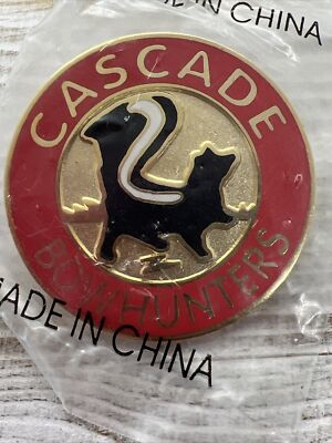 CASCADE BOWHUNTERS Advertising Pin Sports Archery OREGON? Bow Hunting ...