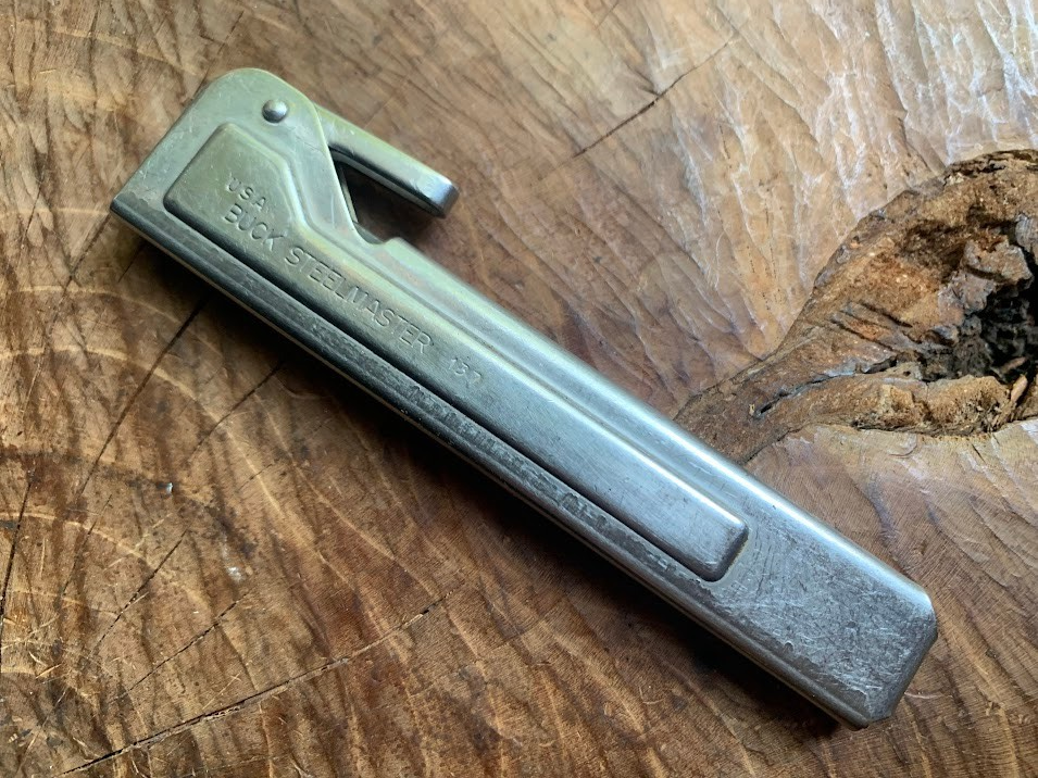 1970 Buck Knife USA 137 Steelmaster Sharpener Sharpening Diamond Steel ...