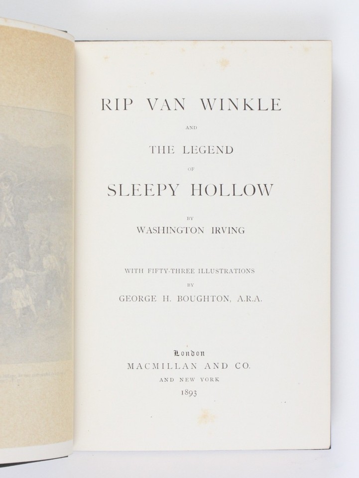 Rip Van Winkle and the Legend of Sleepy Hollow Irving, Washington and ...