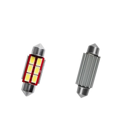 C5W Warning Led canbus no polarity 36 mm-2 pz. siluro 6 led resistenza ...