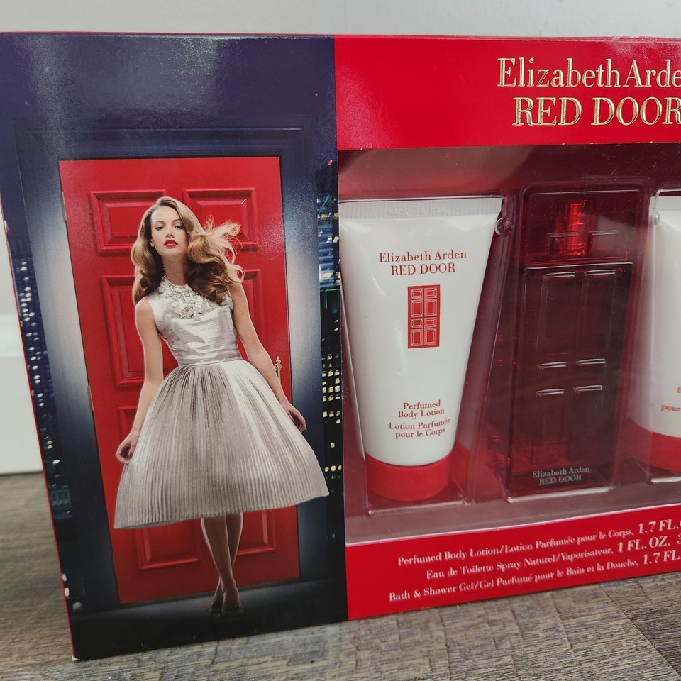 Elizabeth Arden Red Door Perfume Fragrance Set Body Lotion Bath ...
