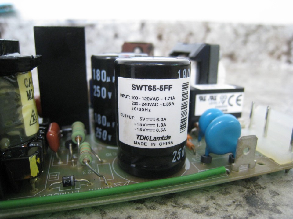 TDK Lambda SWT65-5FF 65W 120/240VAC 5V/+15V/-15V AC-DC Power Supply ...