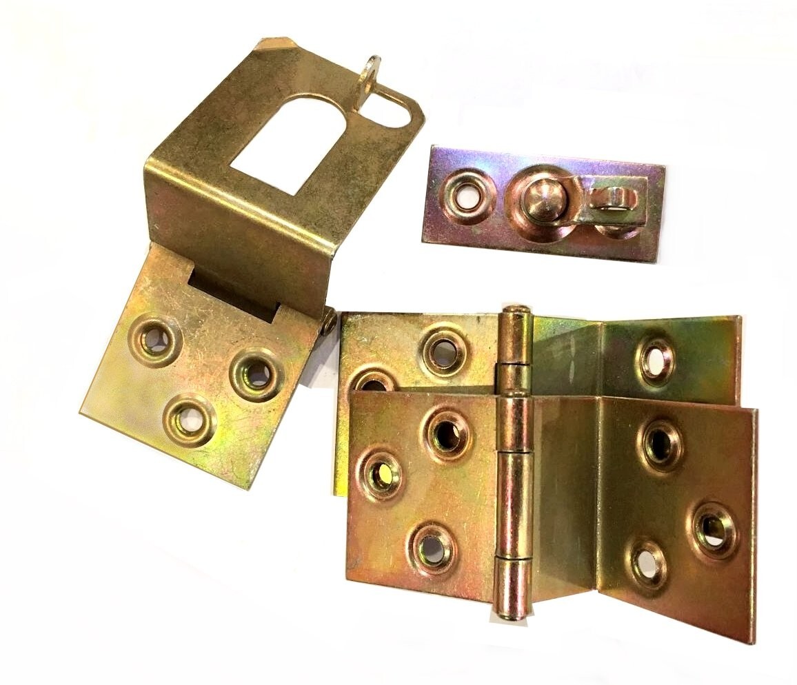 New U.S. Military Box Hardware Set (1 Hasp/Clasp Swivel Assembly & 2 ...