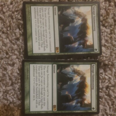 Savage Summoning [Magic 2014] Magic MTG x2 | eBay