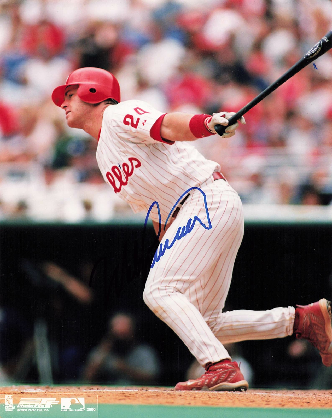 Lieberthal Phillies Out At Home