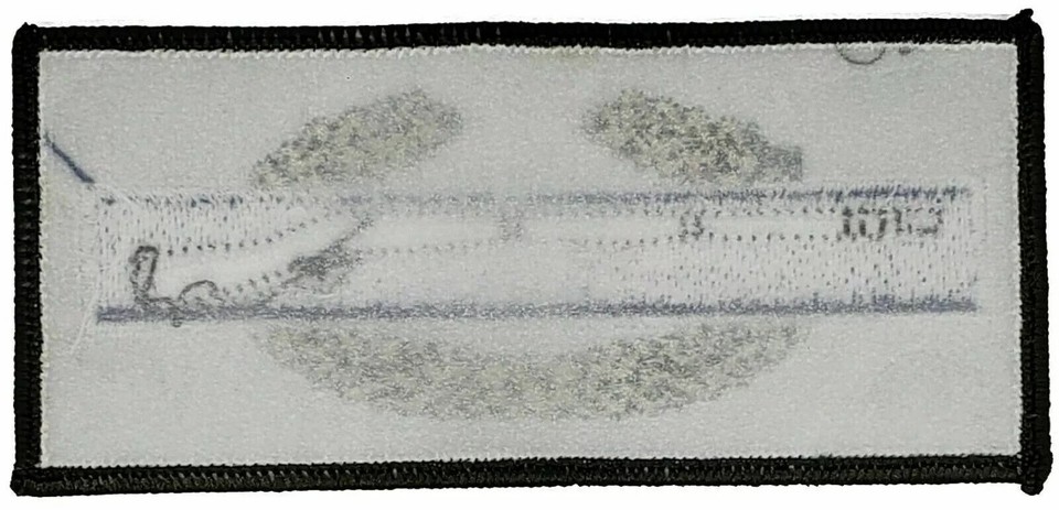 COMBAT INFANTRY BADGE CIB US ARMY Military Veteran Biker Patch Iron On ...