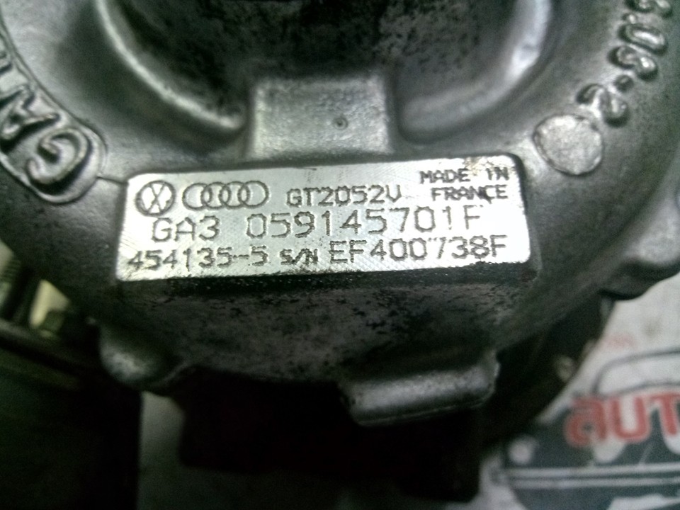 059145701F TURBOLADER / 92525 FÜR AUDI A6 BERLINA 4B2 2.5 V6 24V TDI ...