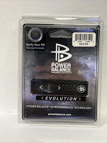Power Balance Evolution Performance Band Bracelet Wristband Small 17.5 ...