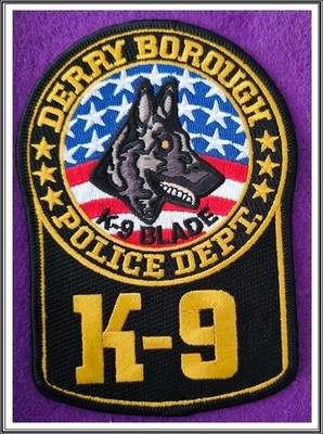 Derry Police Department unit k9 Pennsylvania patch | eBay
