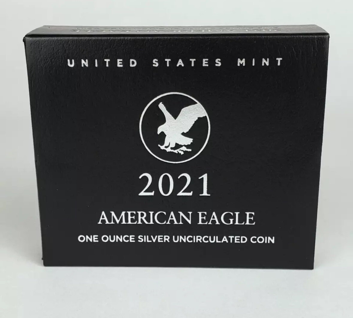 2021 W Burnished 🦅 Uncirculated American Silver Eagle Coin OGP COA ...